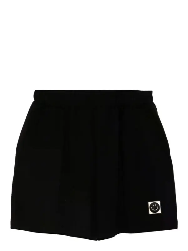 Joshua Sanders Piquet Smiley Shorts - Black