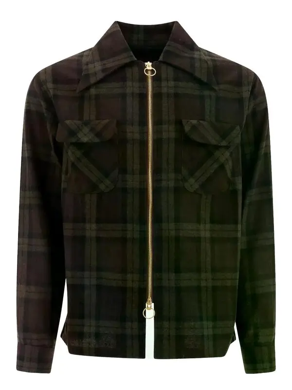 Kapital Checked Jacket - Green