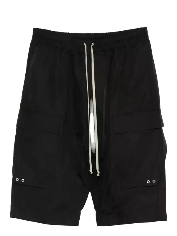 Rick Owens Cargo Pods Shorts - Black