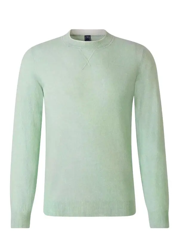 Fedeli Cashmere Crewneck Sweater - Green