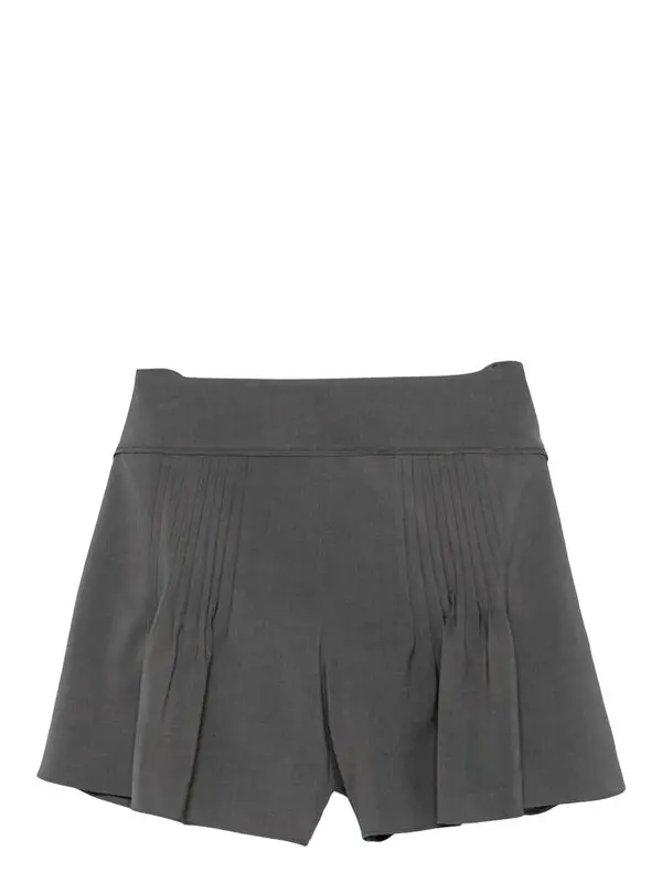LOW CLASSIC Pleated Shorts - Grey
