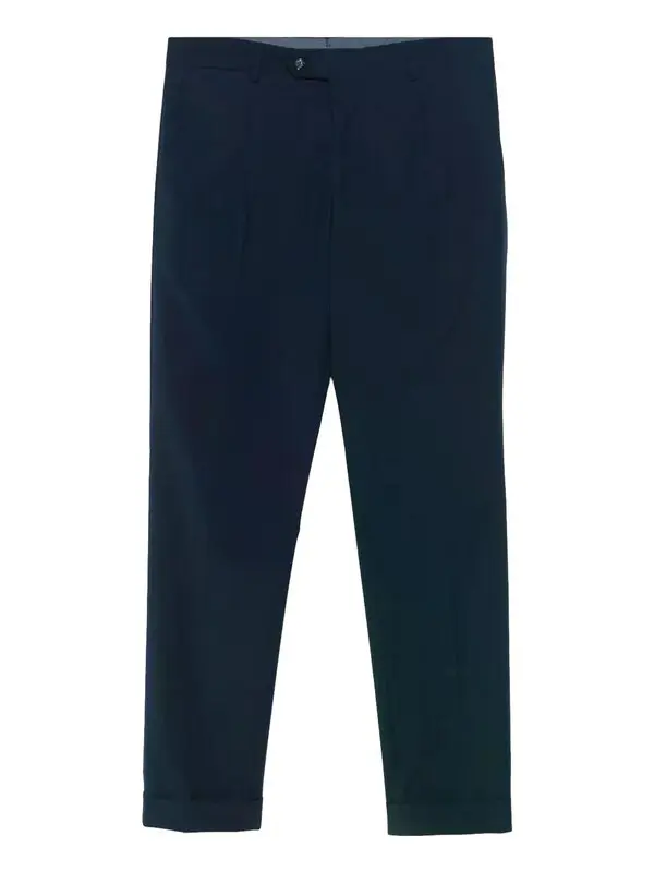 BARBA NAPOLI Pleated Trousers - Blue