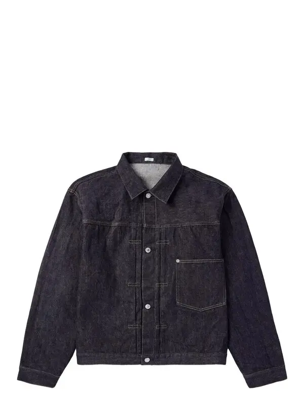 A.PRESSE 1st Type Denim Trucker Jacket - Blue