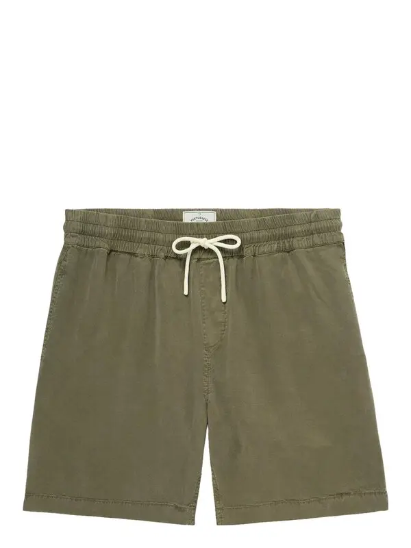 Portuguese Flannel Dogtown Straight-leg Lyocell Shorts - Green