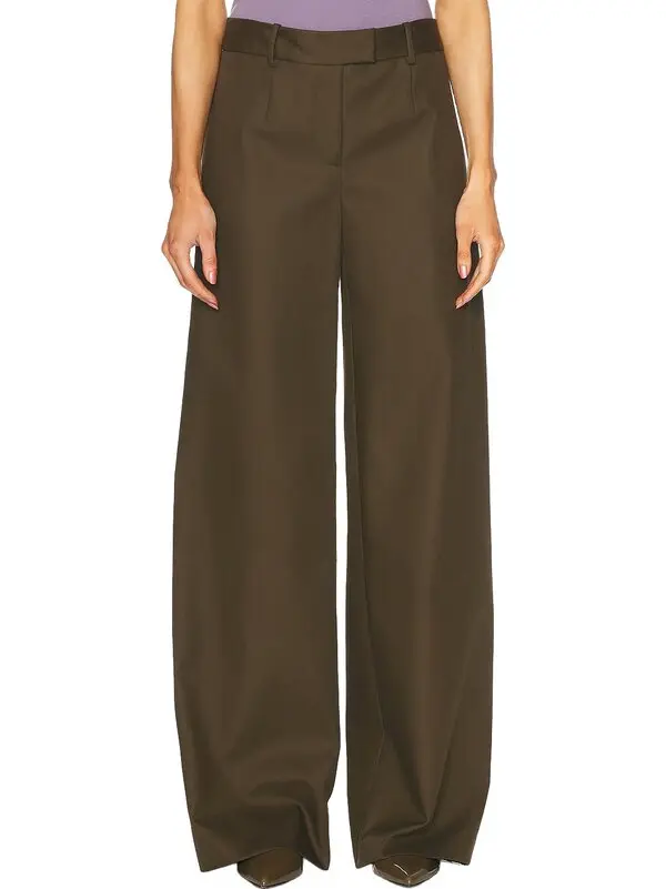 Brandon Maxwell The Tenley Pant - Olive