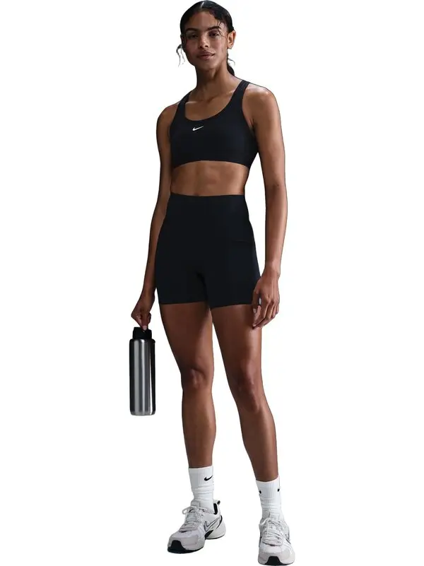 Nike Universa High-waisted 5" Biker Shorts - Black