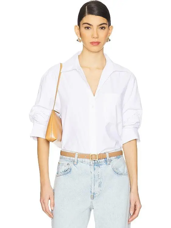 Brochu Walker Pia Shirt With Pocket Detail - White