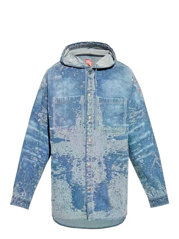 DIESEL® D-dewny-hood Shirt - Blue