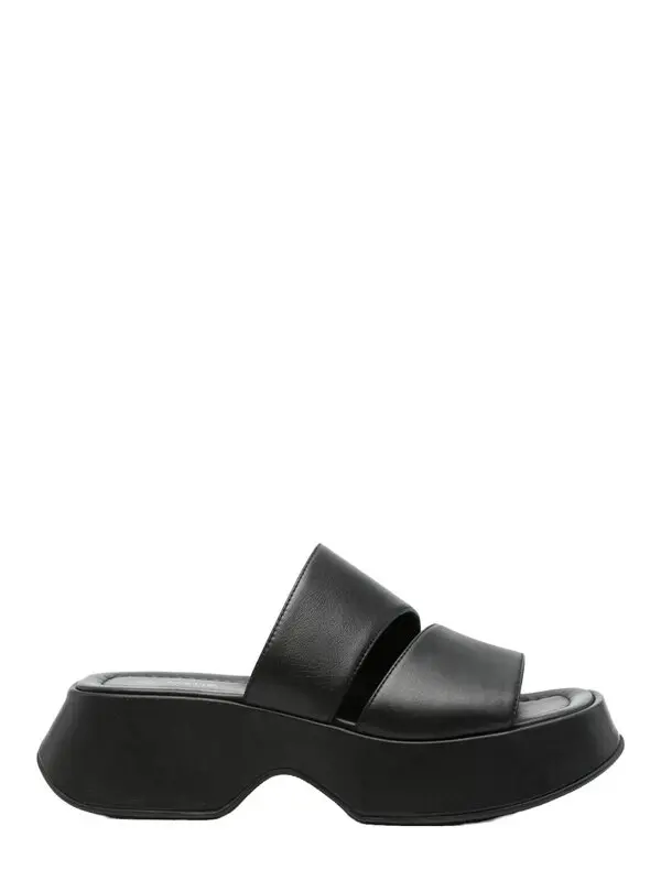 VIC MATIE 55mm Leather Sandals - Black