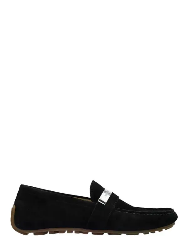 Moschino Leather Loafers - Black
