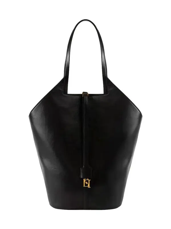 Elisabetta Franchi Large Tote Bag - Black