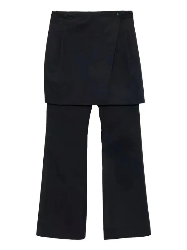 LOW CLASSIC Layered Trousers - Blue