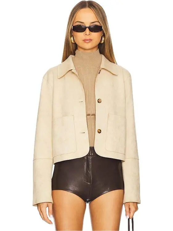 ELODIE THE LABEL Kinsley Jacket - Tan