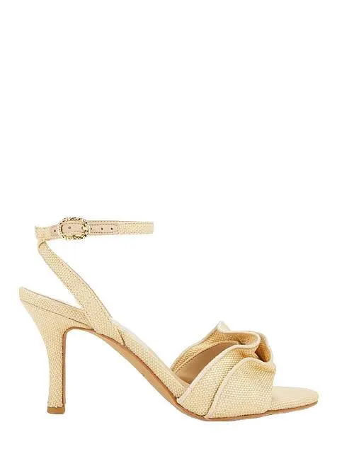 Dolce Vita Lunete Heel - Light Natural Woven Raffia