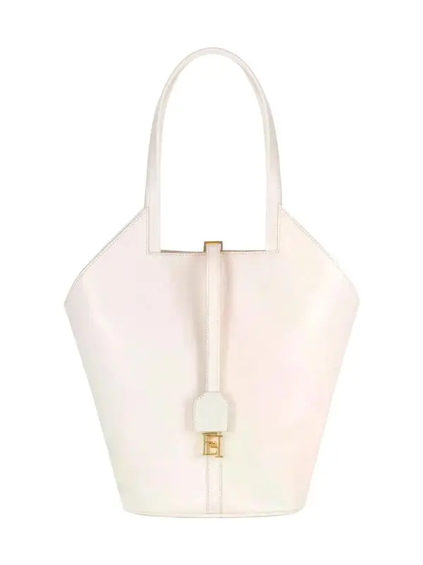 Elisabetta Franchi Large Tote Bag - Neutrals