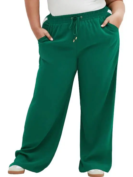 City Chic Lilia Jogger Pants - Green