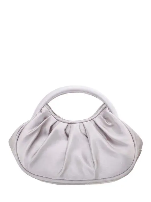 Nina Bren Top Handle Bag - Silver