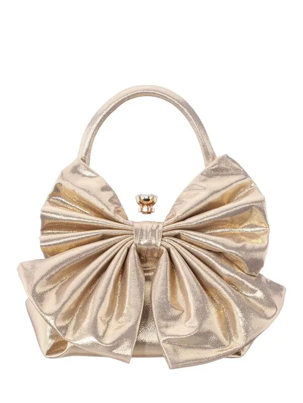 Nina Sienna Top Handle Bag - Gold