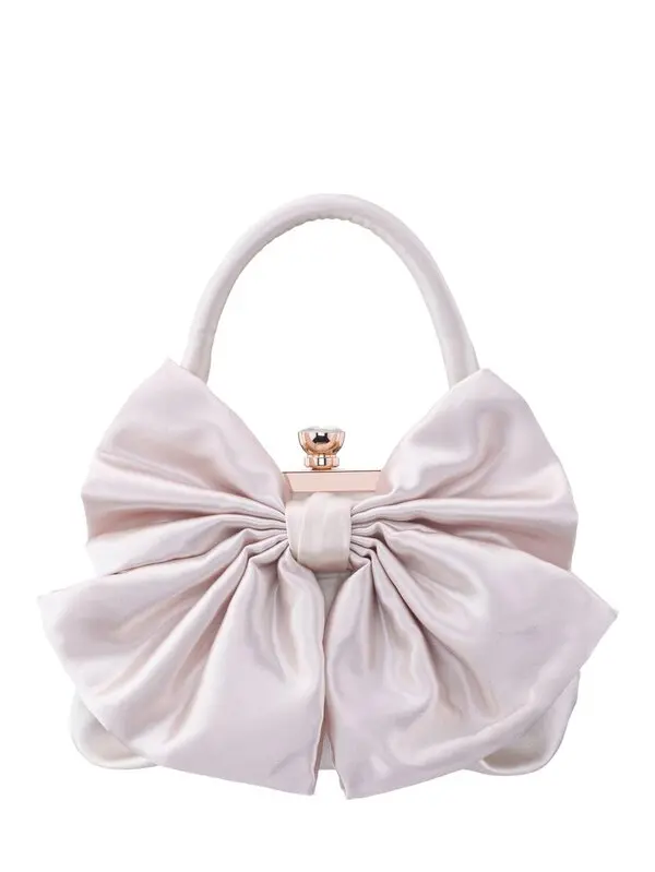 Nina Sienna Top Handle Bag - Ivory