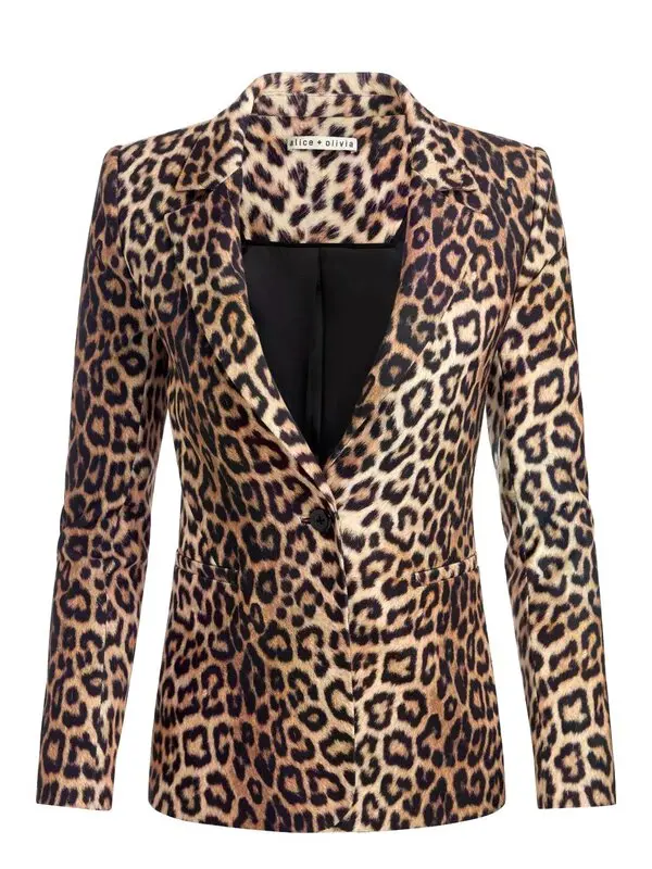 Alice + Olivia Macey Blazer - Brown