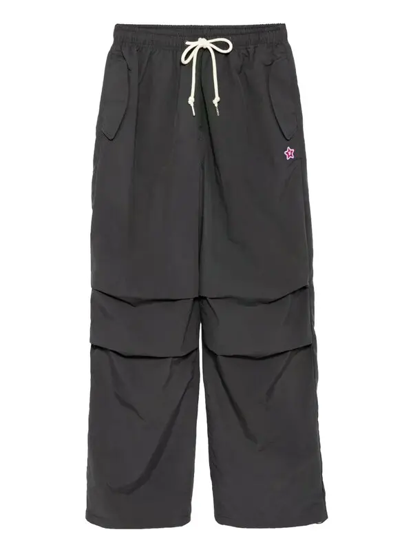 A BATHING APE Aape * Moonface Logo Utility Pants - Grey