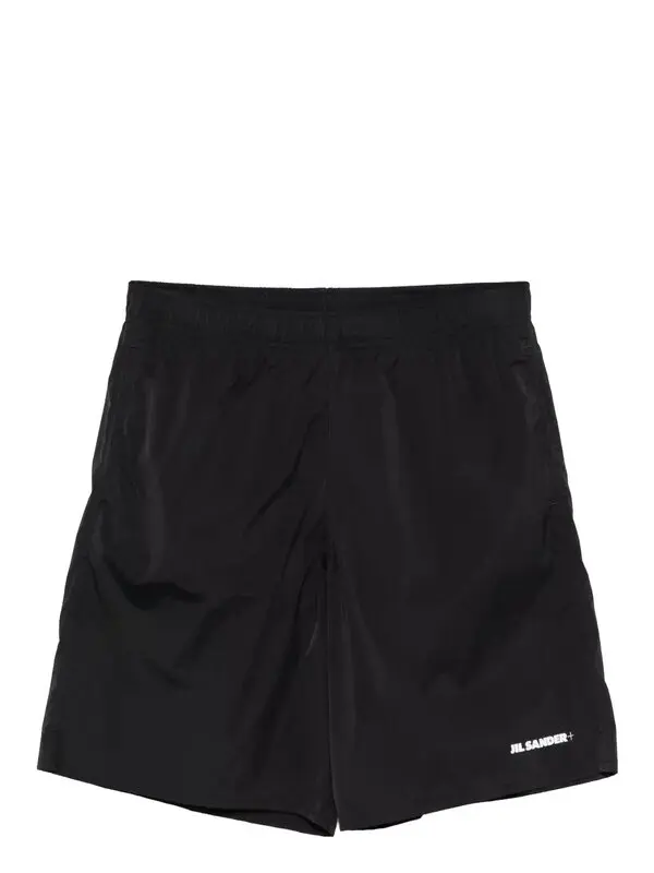 JIL SANDER Logo-print Swim Shorts - Black