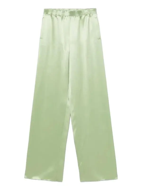 Valentino Garavani Satined Trousers - Green