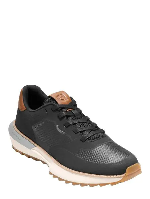 Cole Haan Grandpro Ashland Ii Golf Sneakers - Black / New Caramel / Ivory