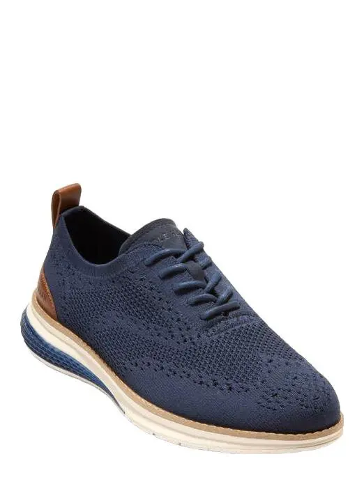 Cole Haan Original Grand Energyweave Stitchlite™ Oxford - Navy Blazer / Ivory / Natural