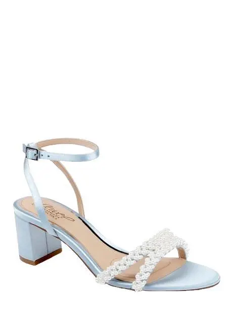 Badgley Mischka Ninnette Embellished Sandal - Sky Blue