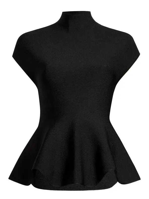 Khaite Andra Knit Top - Black