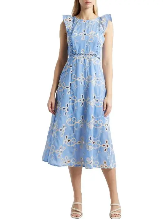 Sam Edelman A-line Dress - Light Blue