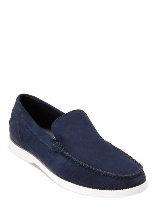 Cole Haan Hampton Loafer - Midnight Moon Suede/ivory