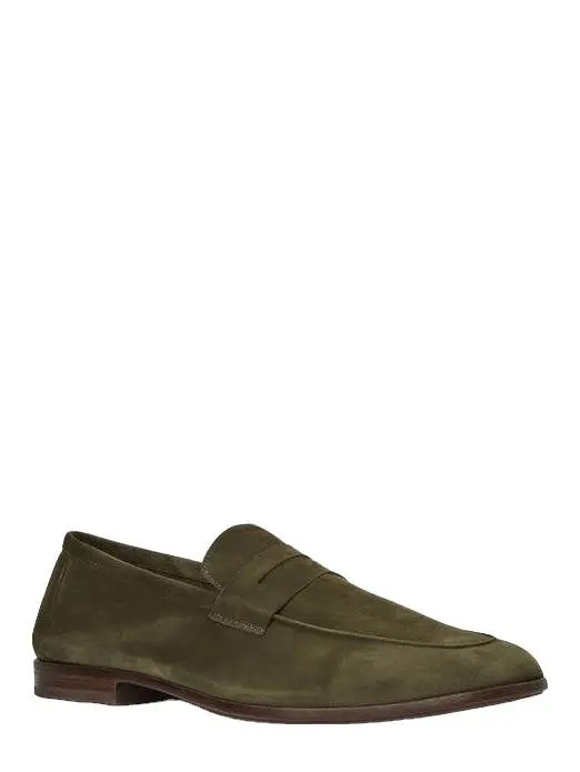 Aquatalia Jon Penny Loafer - Sage Suede