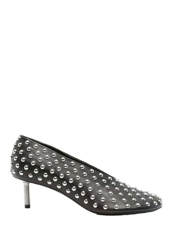 JIL SANDER 50mm Studded Pumps - Black