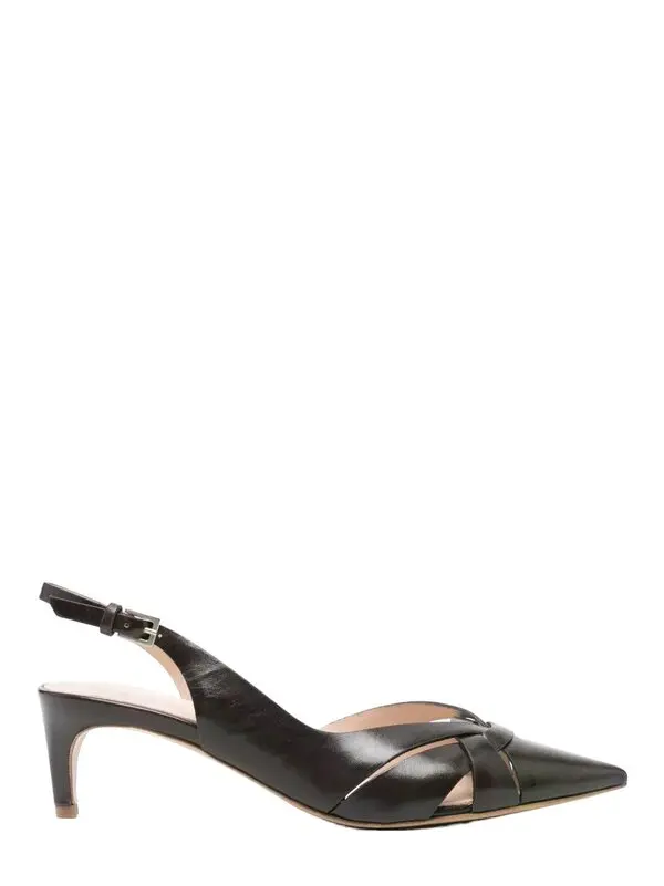 DEL CARLO 50mm Paris Pumps - Brown