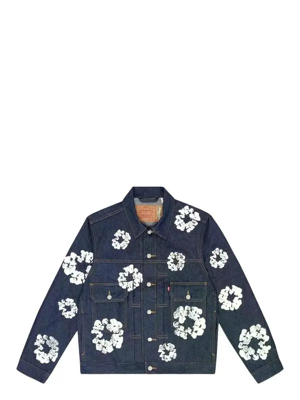 DENIM TEARS X Levi's Wreath Type-3 Jacket - Blue