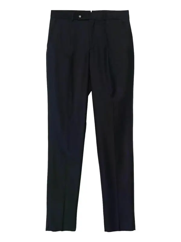 Caruso Wool Trousers - Blue