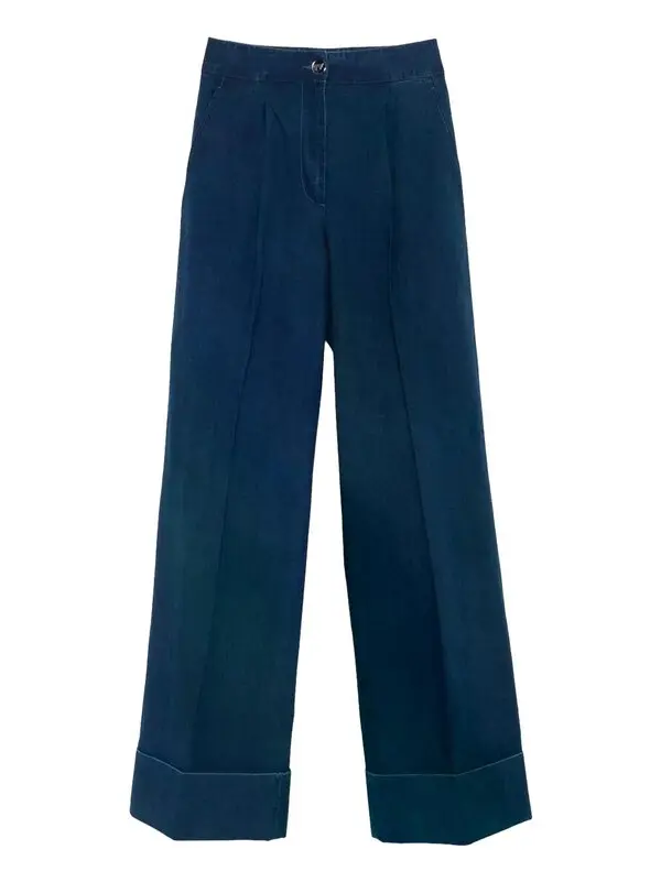 Valentino Garavani Pleated Trousers - Blue