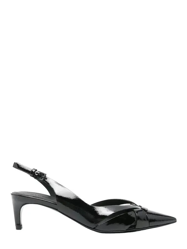 DEL CARLO 50mm Paris Pumps - Black
