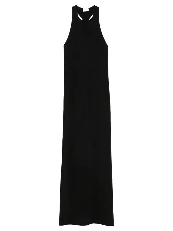 Saint Laurent Kleid Maxi Dress - Black