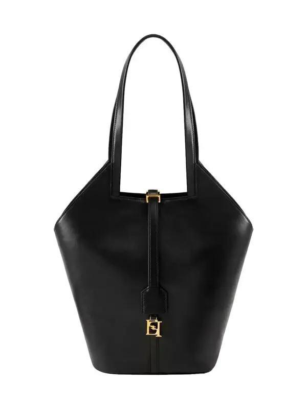 Elisabetta Franchi Medium Tote Bag - Black