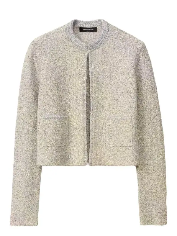 Fabiana Filippi Tweed Jacket - Grey