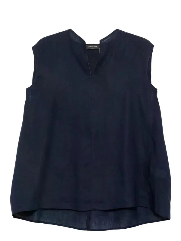 Fabiana Filippi Linen Blouse - Blue