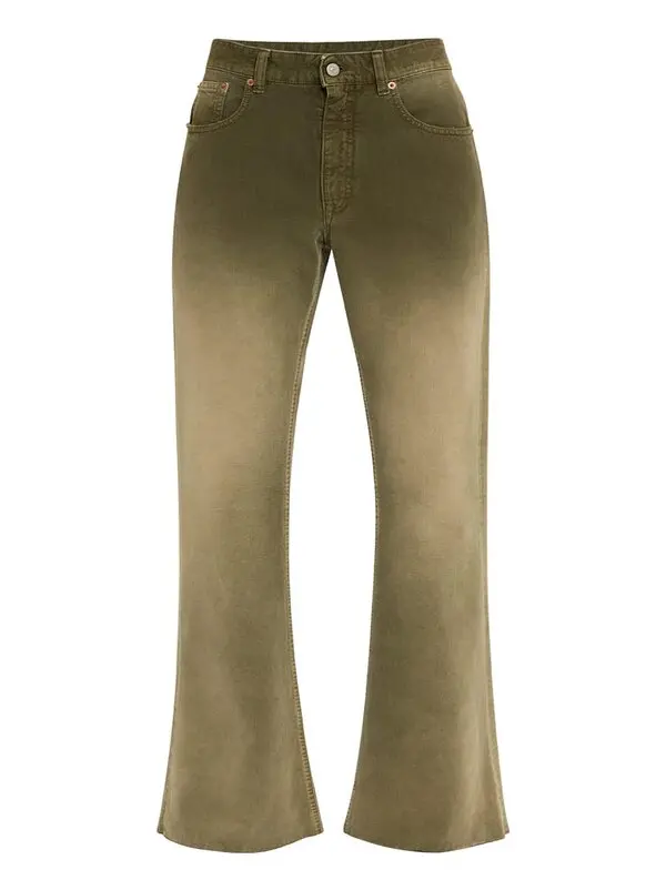 MAISON MARGIELA Ombré Flare Jeans - Green