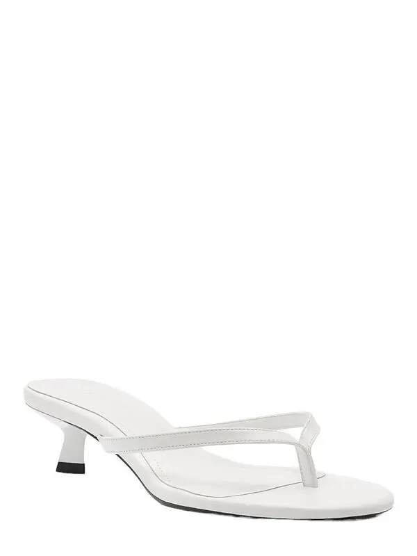 Schutz Carolyn Thong Sandals - White