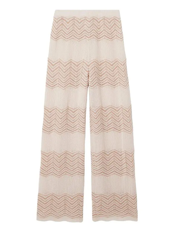 ERES Marin Traversée Wool And Cashmere-blend Pants - Neutrals
