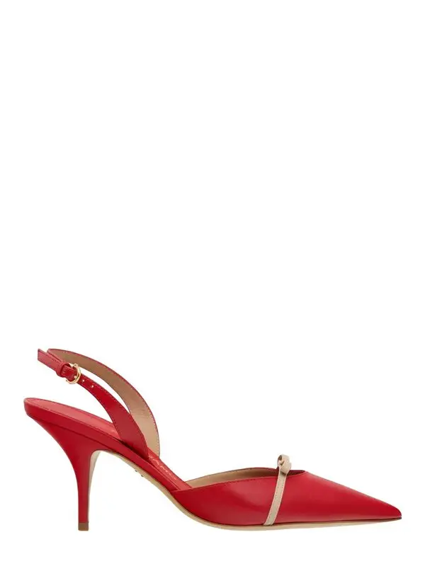 FERRAGAMO 70mm Mini-bow Slingback Pumps - Red