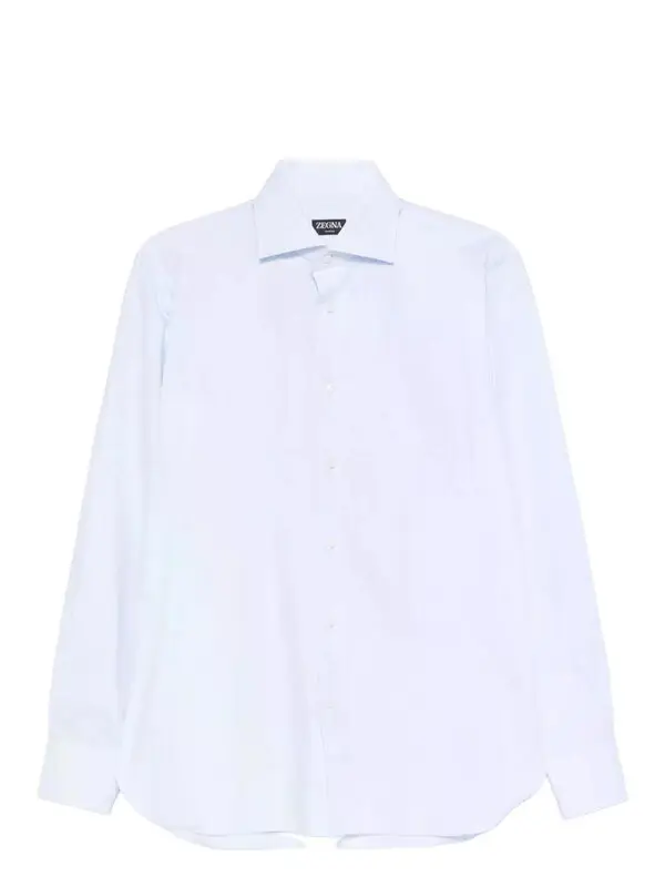 Zegna Cotton Shirt - Blue