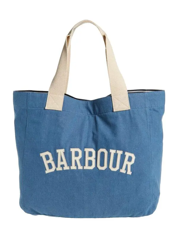 Barbour Emily Cotton Canvas Tote - Denim